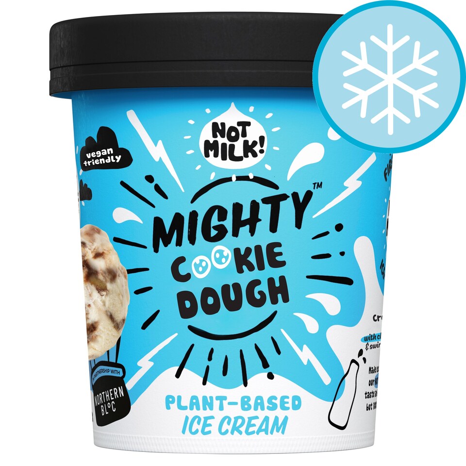 Mighty Cookie Dough Plant-Based Ice Cream 460ml - Tesco Groceries