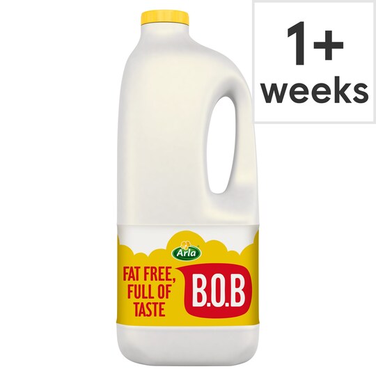 Arla Bob Skimmed Milk 2 Litre - Tesco Groceries
