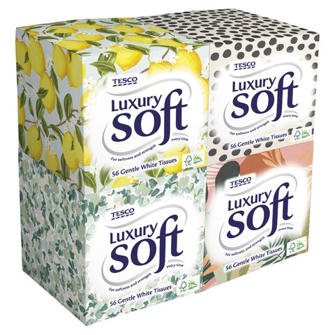 Tesco Tissue Cube 56X3ply - Tesco Groceries