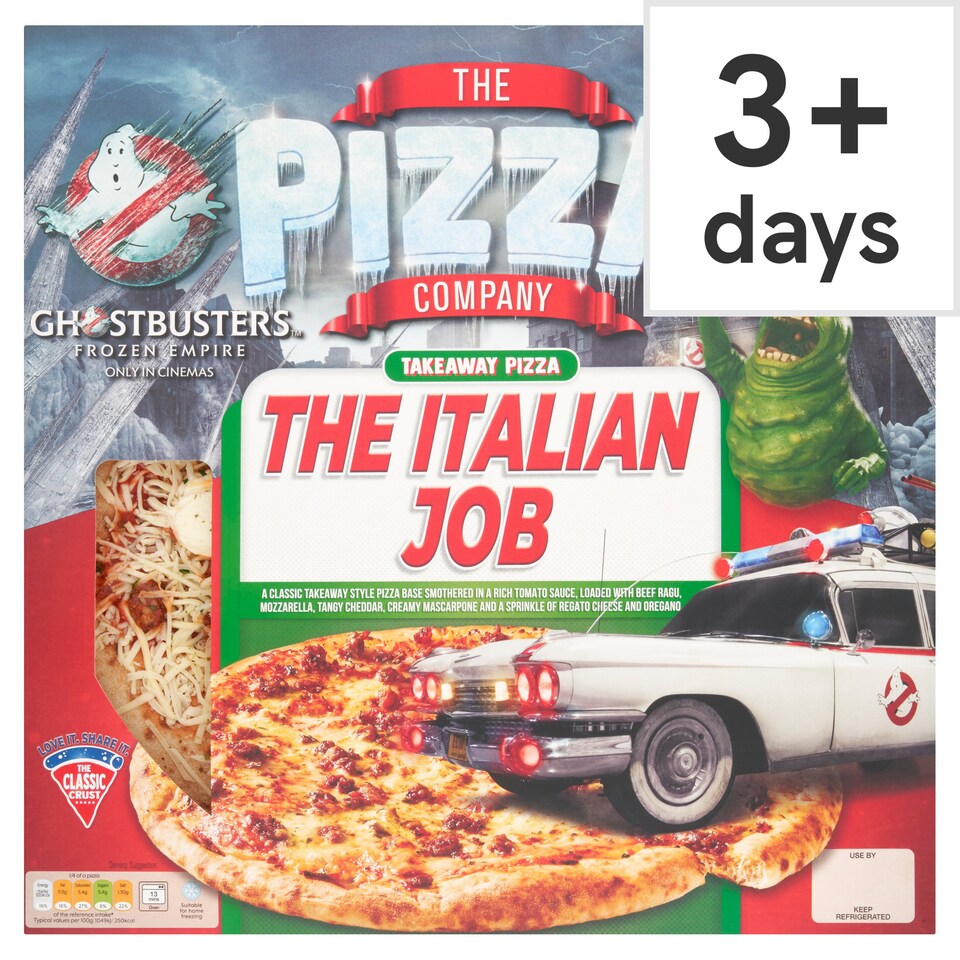The Pizza Company The Italian Job Pizza 510g - Tesco Groceries