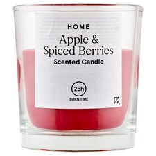 Tesco Home Apple & Spiced Berries illatos gyertya 95 g - Tesco Groceries