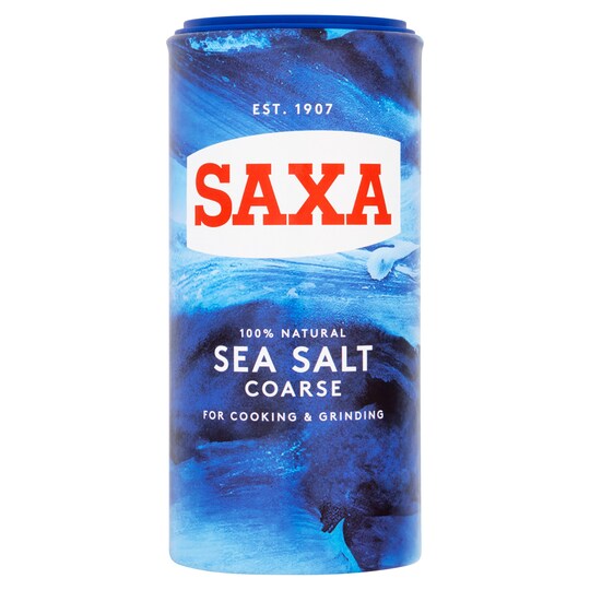 Saxa Coarse Sea Salt 350G - Tesco Groceries
