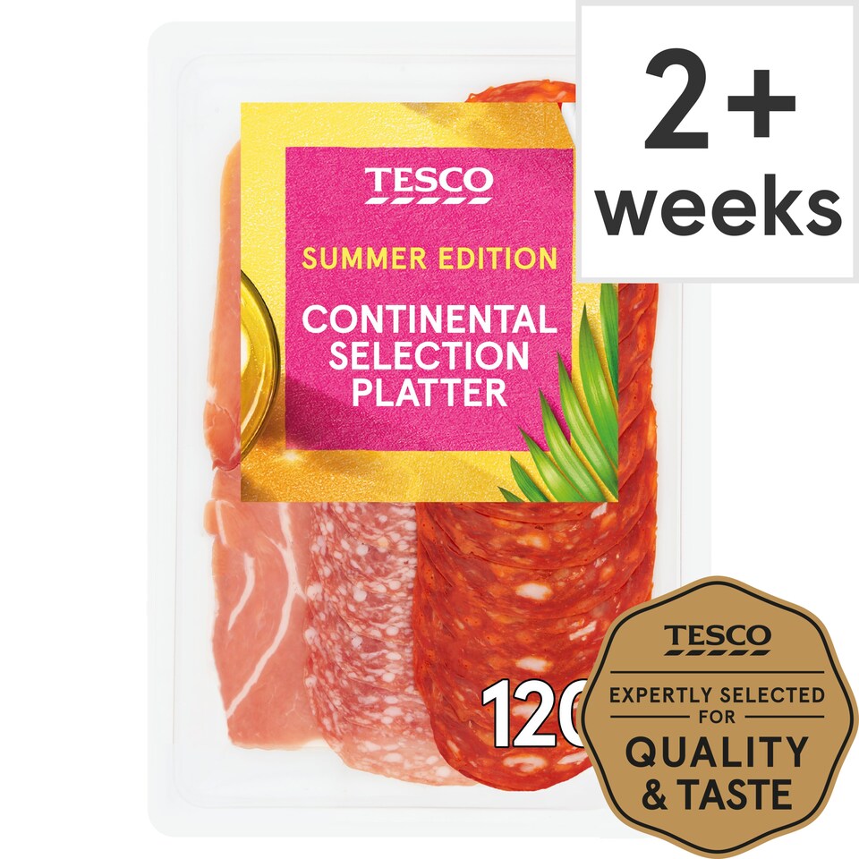 Tesco Continental Meat Platter 120G - Tesco Groceries