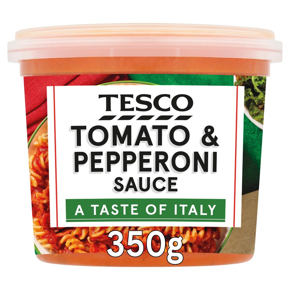 Tesco Tomato & Pepperoni Sauce 350g - Tesco Groceries