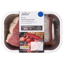 Tesco Finest British Beef Rump Roasting Joint 630g - Tesco Groceries