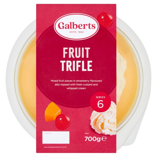 Galberts Fruit Trifle Large 700G - Tesco Groceries