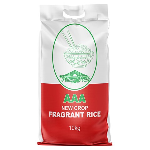 Village Pride Jasmine Fragrant Rice 10kg - Tesco Groceries