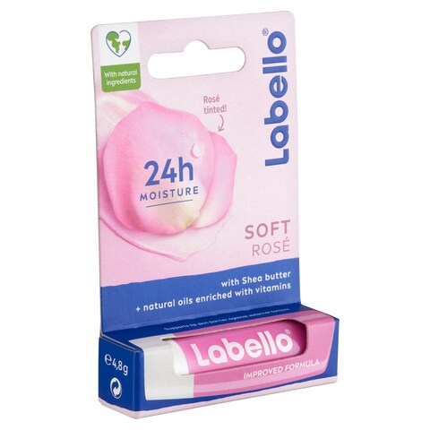 Labello Soft Rosé Lip Balm 4,8 g - Tesco Groceries