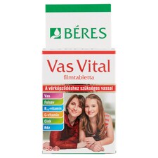 Béres Vas Vital Dietary Supplement Tablets 30 x 0,728 g (21,8 g ...