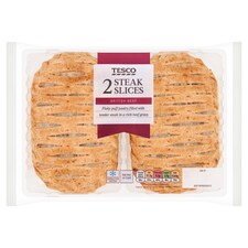 Tesco 2 Pack Steak Slices 300G - Tesco Groceries