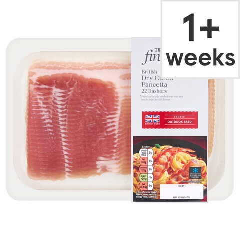 Tesco Finest Dry Cured Pancetta 22 Rashers 180G - Tesco Groceries