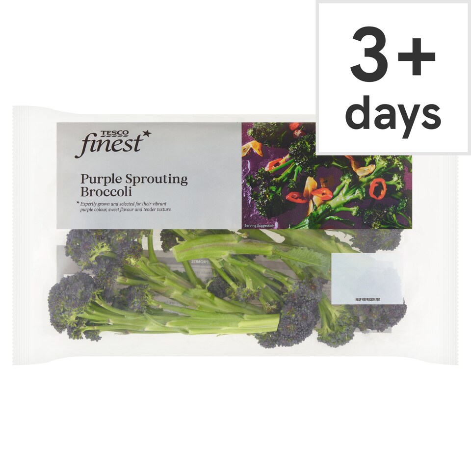 Tesco Finest Purple Sprouting Broccoli 200g - Tesco Groceries