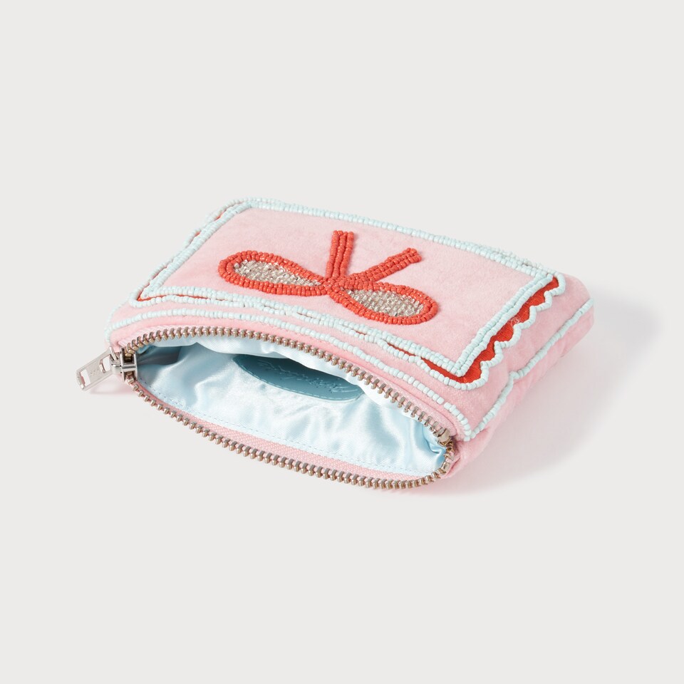 Paperchase Valentines Beaded Small Pouch - Tesco Groceries