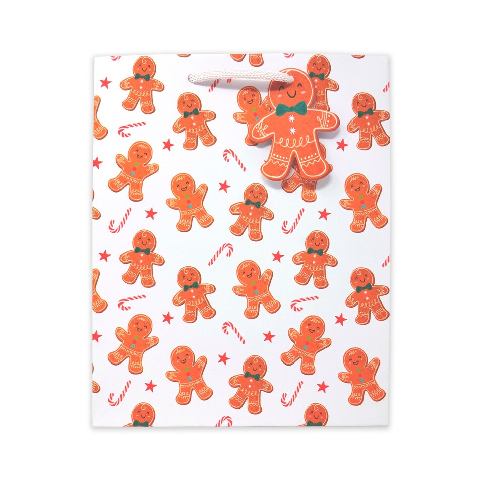 Tesco Medium Gingerbread gift bag - Tesco Groceries