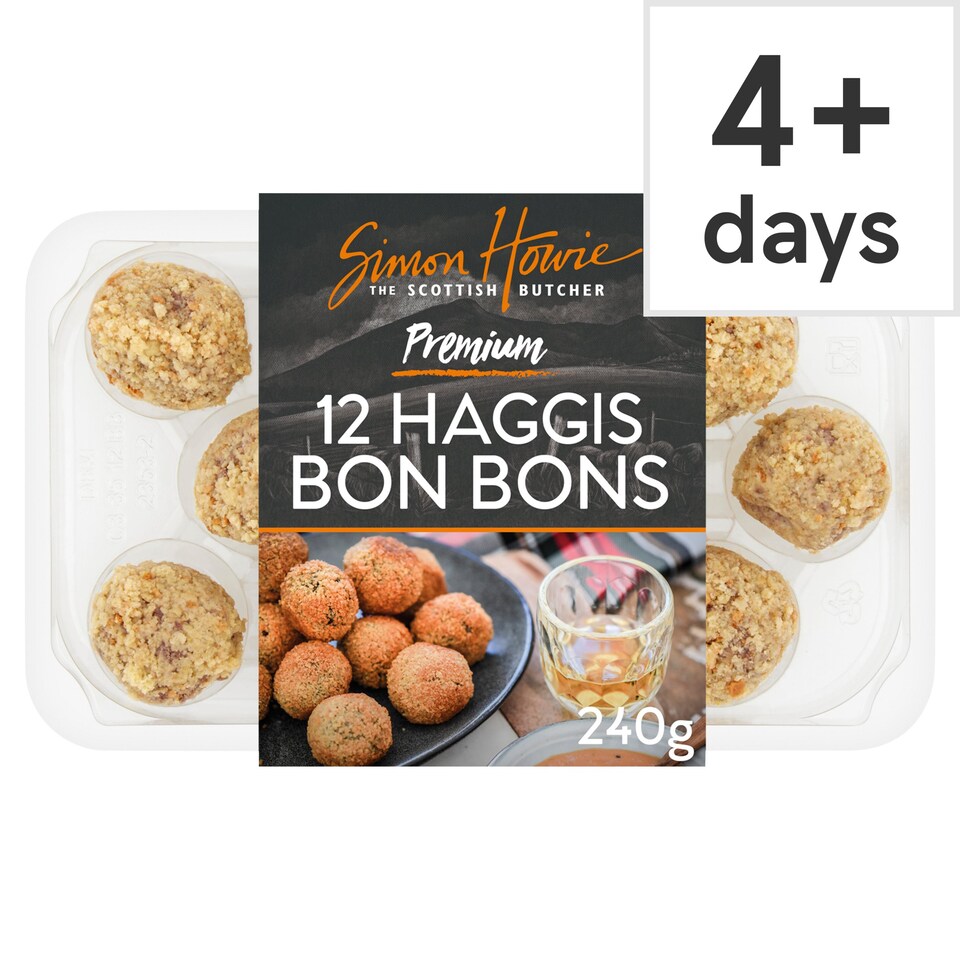 Simon Howie Premium 12 Haggis Bon Bons 240G - Tesco Groceries