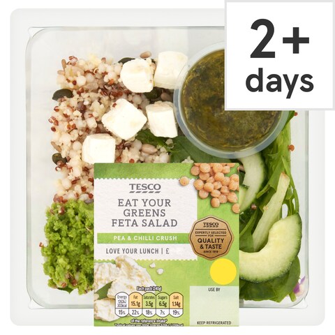 Tesco Eat Your Greens Feta Salad 240g - Tesco Groceries