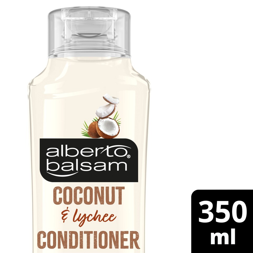 Alberto Balsam Coconut & Lychee Conditioner 350Ml - Tesco Groceries