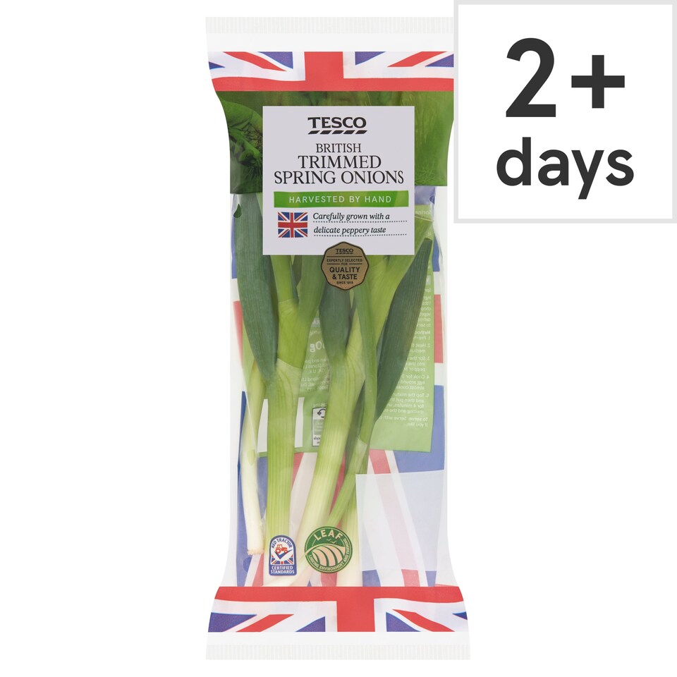 Tesco Trimmed Spring Onions 100G - Tesco Groceries
