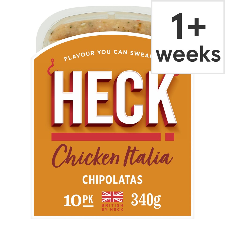 Heck Chicken 10 Italia Sausages 340G - Tesco Groceries