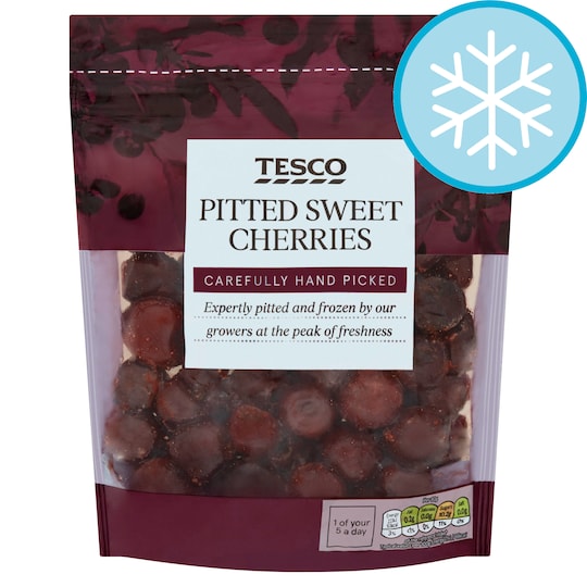 Tesco Pitted Dark Sweet Cherries 480G - Tesco Groceries