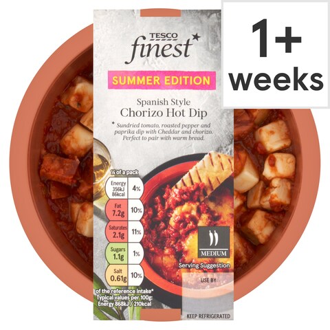 Tesco Finest Spanish Chorizo Hot Dip 165g - Tesco Groceries