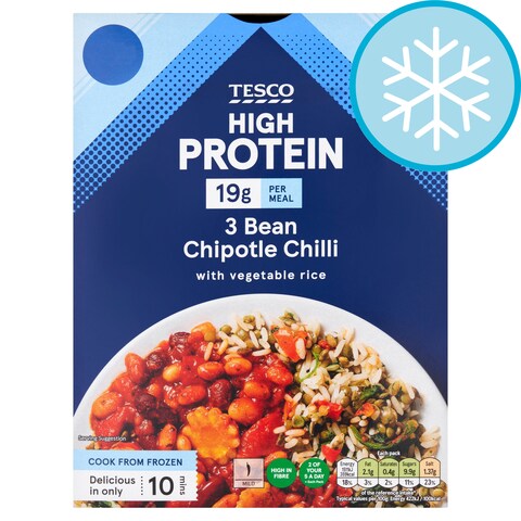 Tesco High Protein 3 Bean Chipotle Chilli 400g - Tesco Groceries