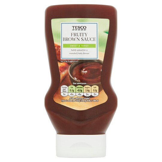 Tesco Fruity Brown Sauce 445G - Tesco Groceries
