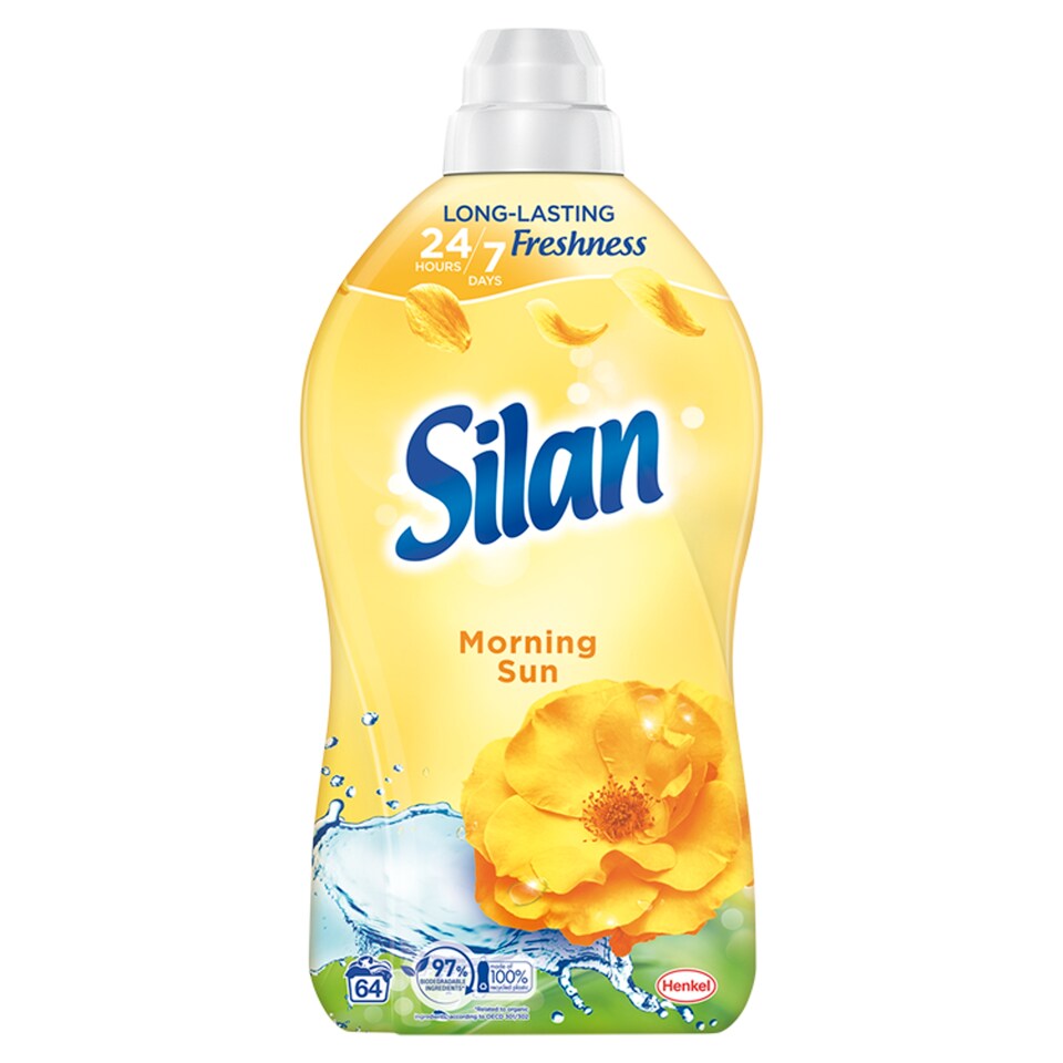 Silan Morning Sun Fabric Softener Concentrate 64 Washes 1408 ml - Tesco ...