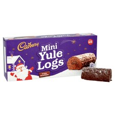 Cadbury Mini Yule Log 5 Pack - Tesco Groceries