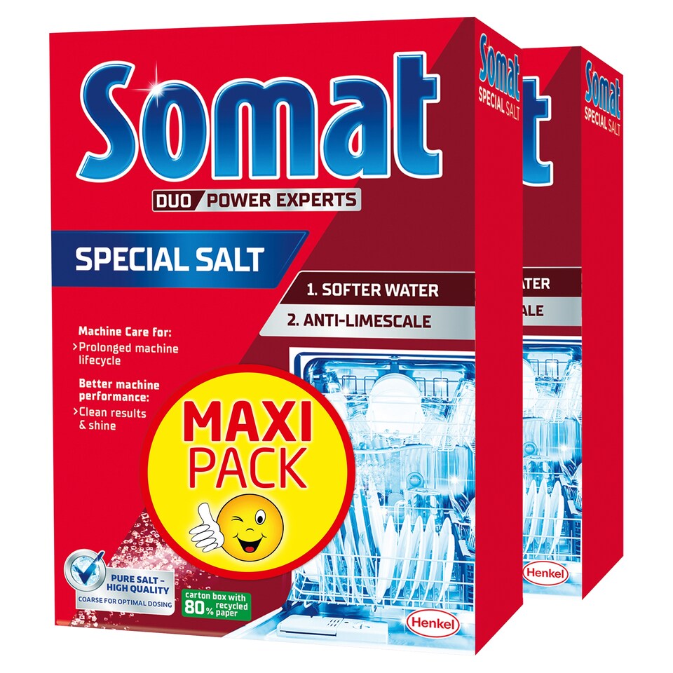 Somat Special Salt 2 x 1.5 kg - Tesco Groceries
