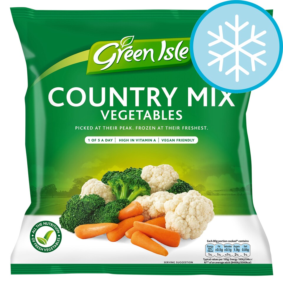 Green Isle Country Mix Vegetables 450g - Tesco Groceries