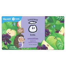 innocent Kids Smoothies Apples & Blackcurrants 10 x 150ml - Tesco Groceries