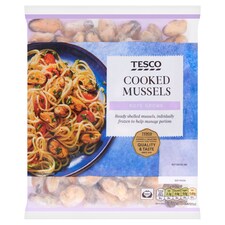 Tesco Cooked Mussels 400G - Tesco Groceries