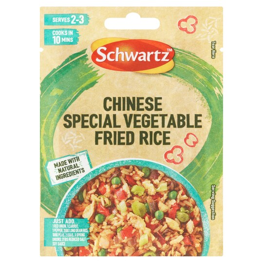 Schwartz Chinese Special Vegetable Fried Rice Seasoning Mix 20G - Tesco ...