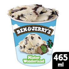 Ben & Jerry's Minter Wonderland Mint Ice Cream 465Ml - Tesco Groceries