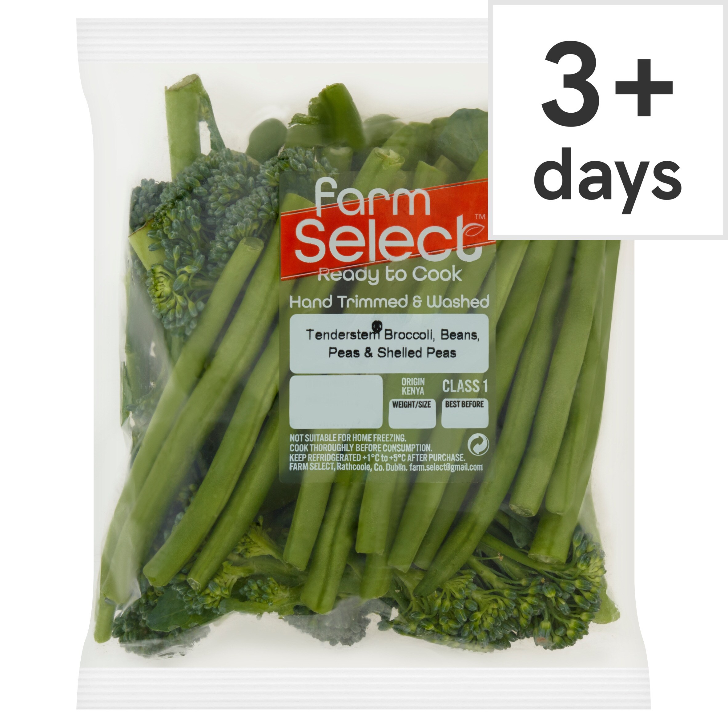 Farm Select Tenderstem Broccoli, fine beans, sugar snaps and shelled ...