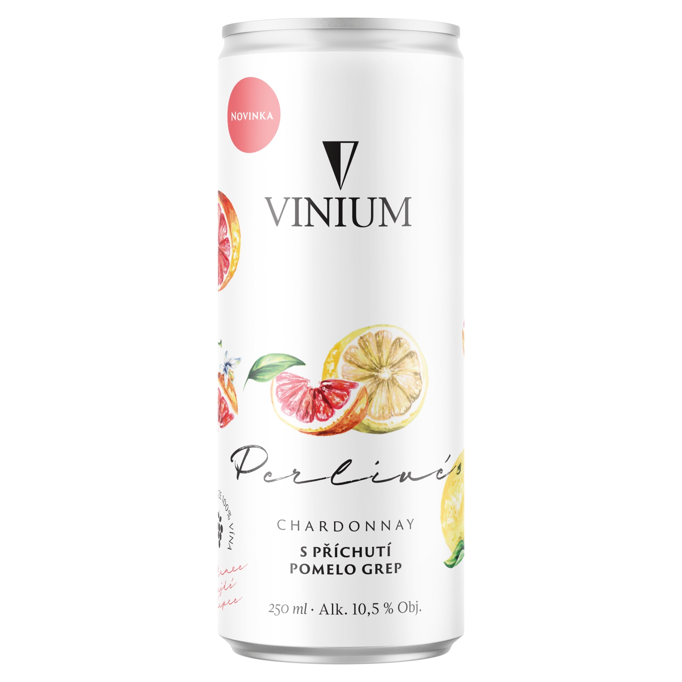 Vinium Perlivé Chardonnay s p&íchutí pomelo grep 250ml - Tesco Groceries