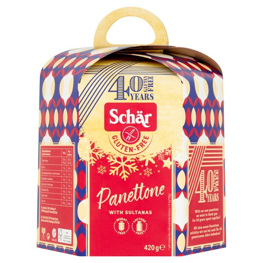 Schar Gluten Free Panettone With Raisins 420G - Tesco Groceries