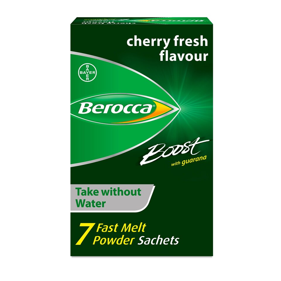 Berocca Boost Fast Melt Powder Energy Sach 7s - Tesco Groceries