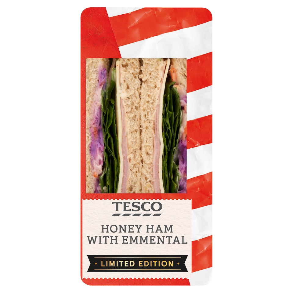 Tesco Honey Ham With Emmental Sandwich - Tesco Groceries
