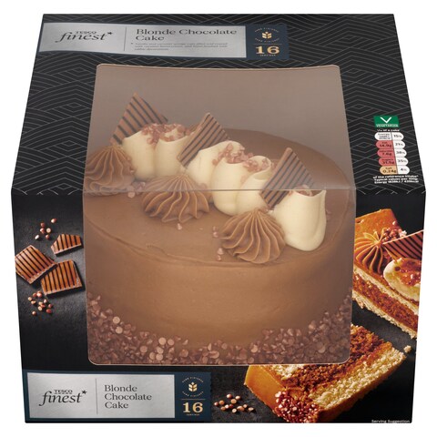 Tesco Finest Blonde Chocolate Cake - Tesco Groceries