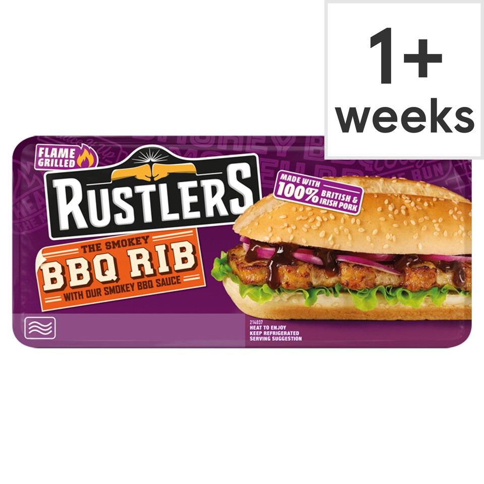 Rustlers Bbq Pork Rib Sandwich 157G - Tesco Groceries