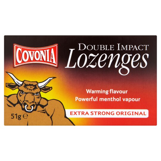 COVONIA LOZENGES EXTRA STRONG 51G - Tesco Groceries
