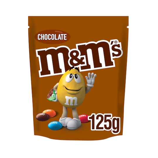 M&M's Chocolate Pouch 125G - Tesco Groceries