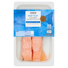 Tesco Steamed Salmon Fillets 180G - Tesco Groceries
