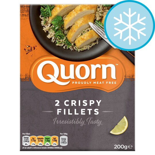 Quorn 2 Crispy Fillets 200G - Tesco Groceries
