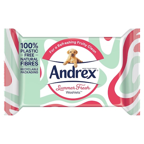 Andrex Summer Fresh Washlets 36 Pack - Tesco Groceries