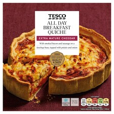 Tesco All Day Breakfast Quiche 400g - Tesco Groceries
