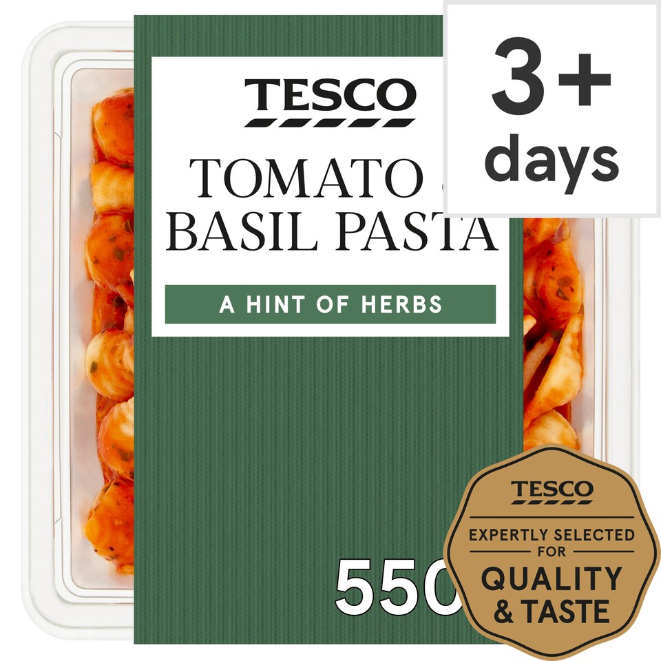 Tesco Tomato & Basil Pasta Salad 550G - Tesco Groceries