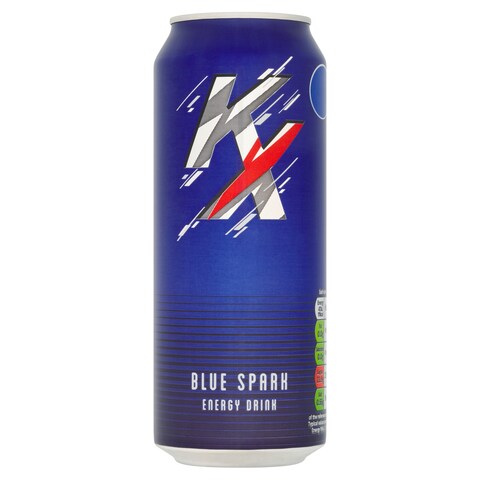 KX Blue Spark Energy Drink 500ml - Tesco Groceries